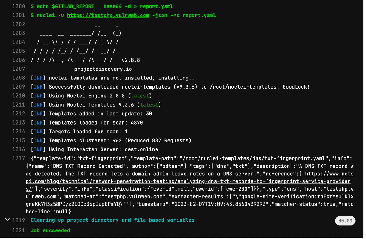 Implementing Nuclei into your GitLab CI/CD Pipeline for Scanning Live Web Applications ...
