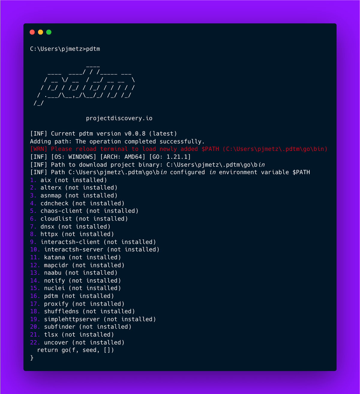 Getting Started with ProjectDiscovery in Linux and Windows — ProjectDiscovery Blog