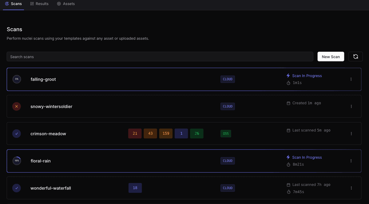 Dashboard for Nuclei Results ProjectDiscovery Cloud Platform Integration — ProjectDiscovery Blog